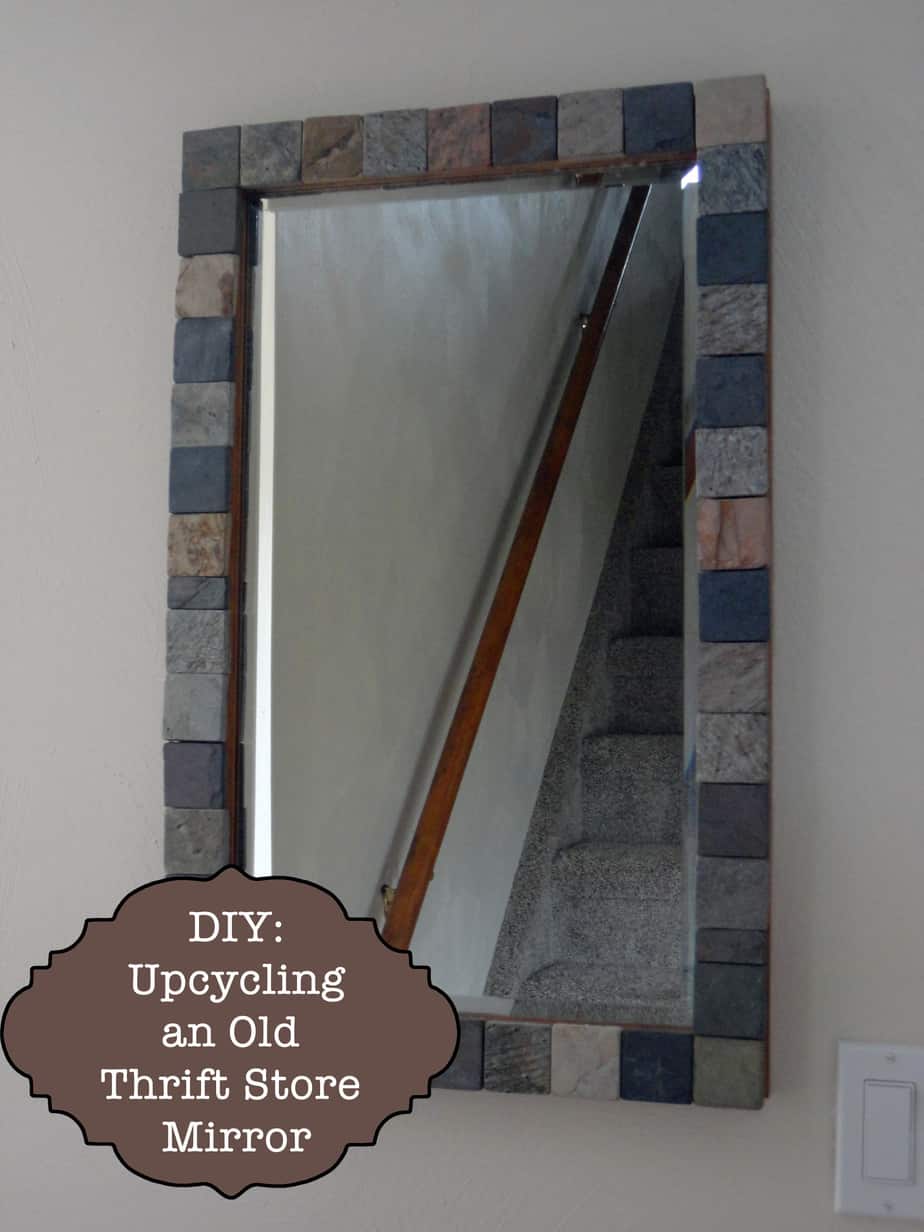 Upcycling an Old Thrift Store Mirror- Third Stop on the Right