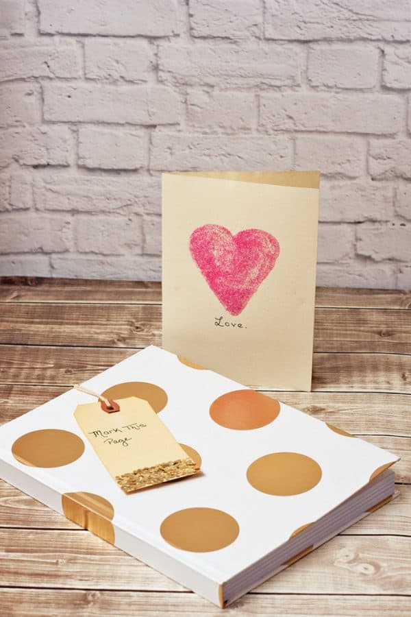 Making Glittery Tea-Stained Cards and Gift Tags- Third Stop on the Right